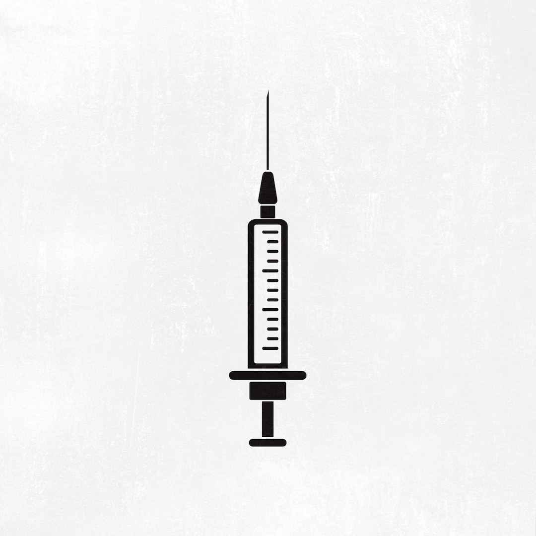 Hypodermic Syringe Svg, Vaccine Svg, Svg, Png, Jpg, Eps, Dxf, Studio.3 ...