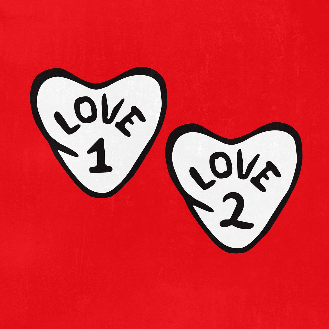 Love 1 Love 2 Svg, Love Svg, Valentine Svg, Valentine Hearts Svg ...
