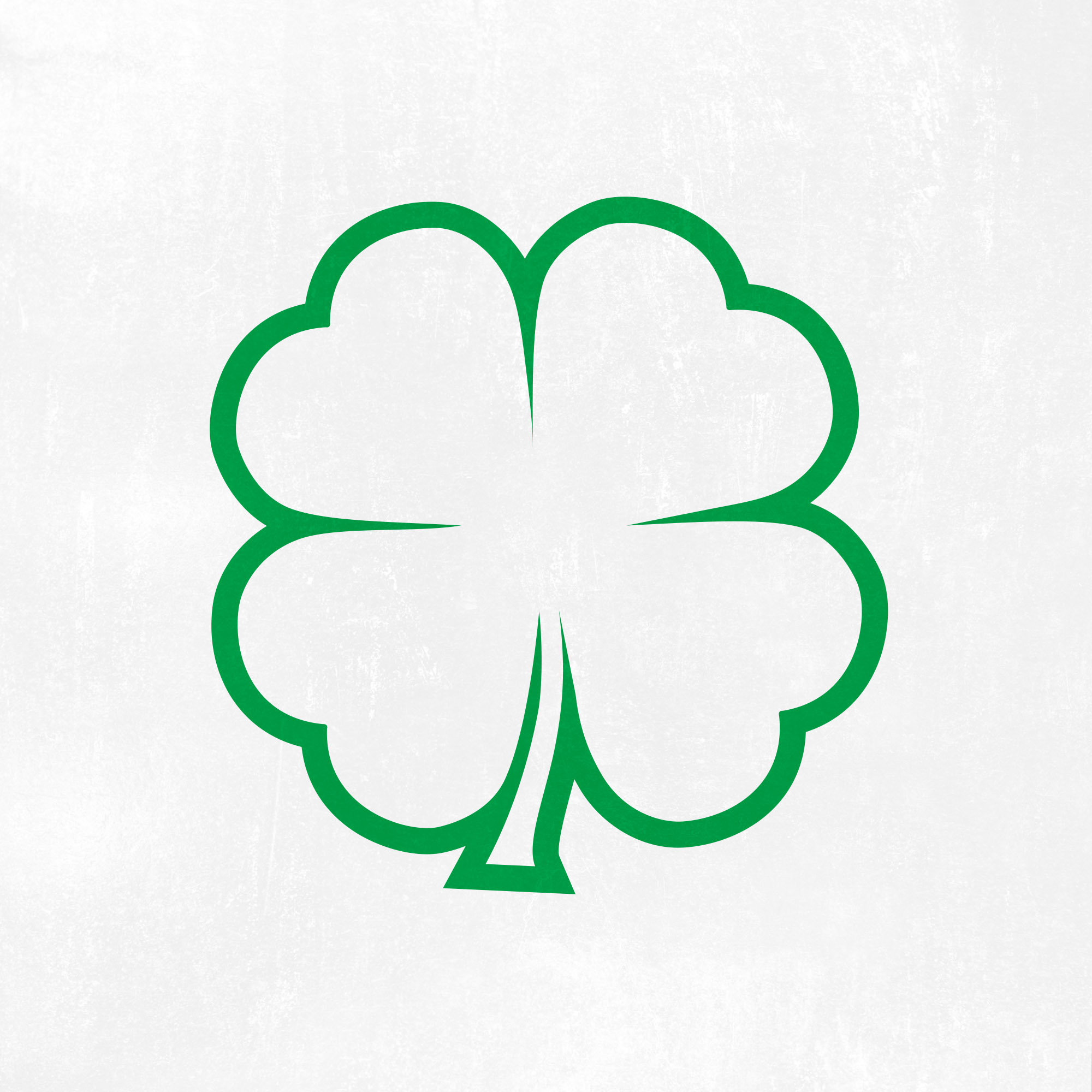 Kleeblatt Kontur SVG, Kontur SVG, St Patrick's Day SVG, SVG, eps, dxf ...