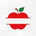 Apple Name Frame SVG, Apple Monogram Frame Svg, Apple Svg, Teacher Svg ...