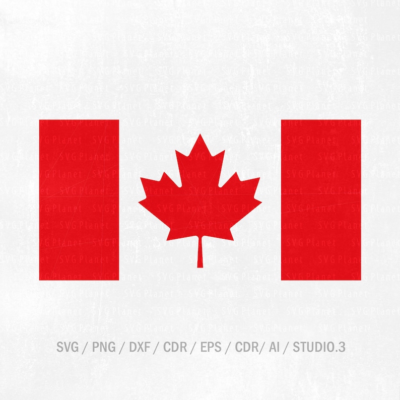 Flag of Canada Svg, Canada Svg, Canadian Flag Svg, Maple Leaf Svg ...