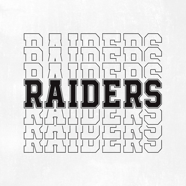 Raiders Svg - Etsy
