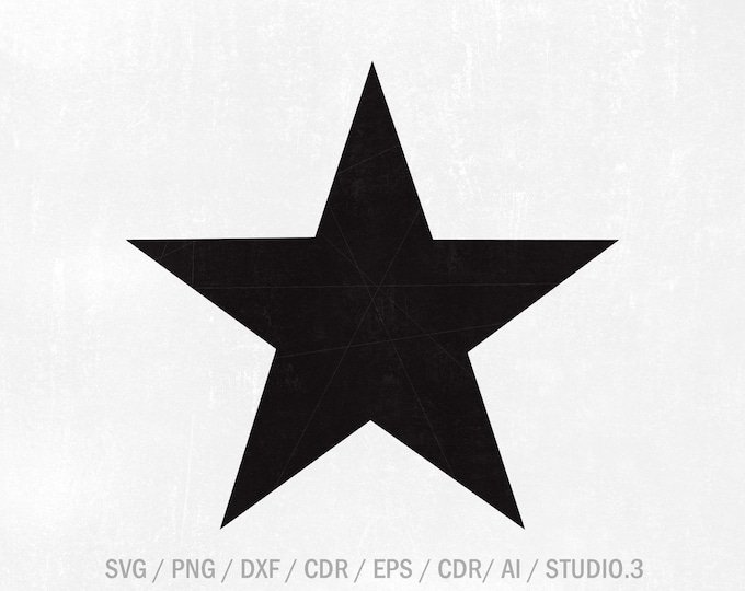 Estrella Svg, Estrella Silueta Svg, Estrella svg, png, jpg, eps, dxf ...