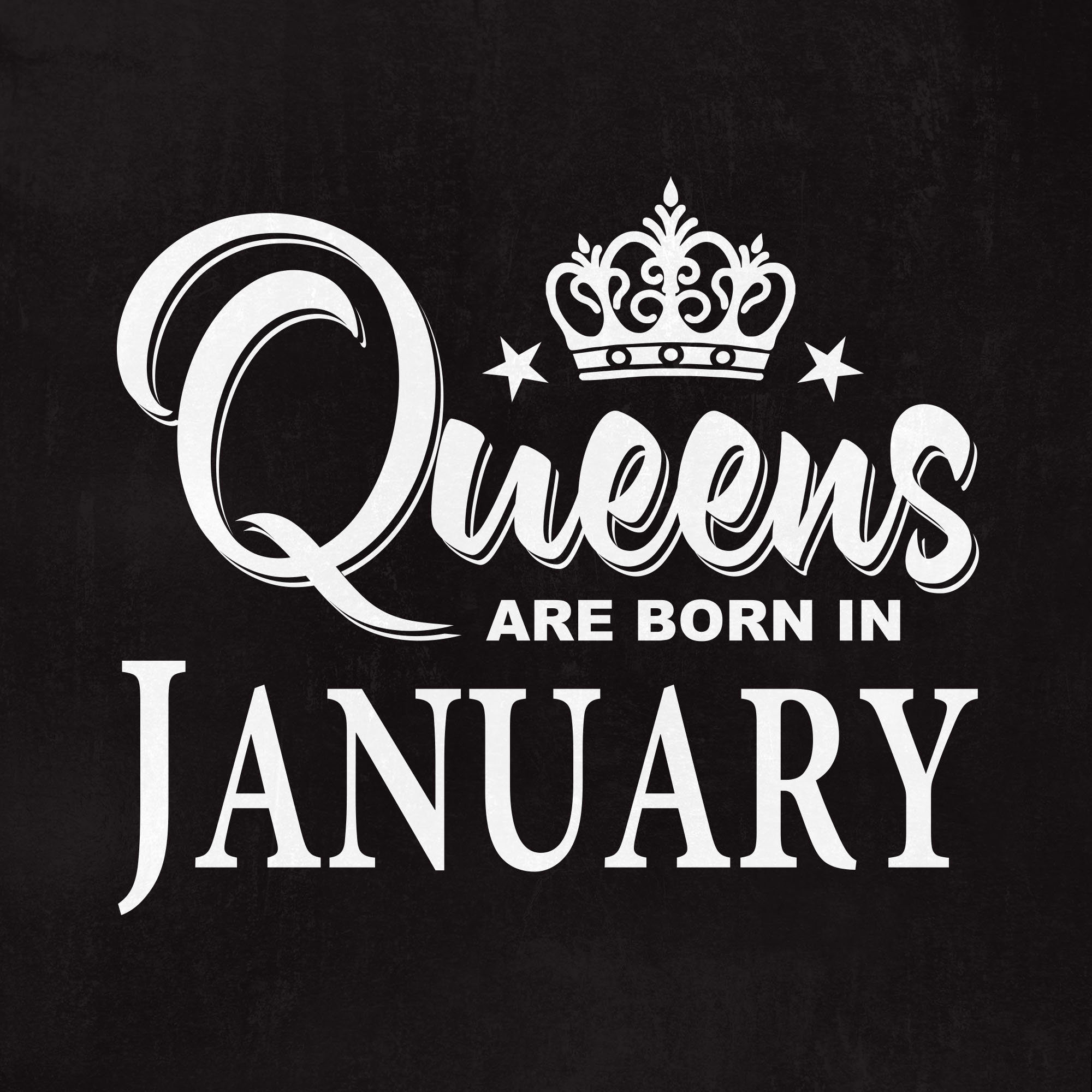 Queens Are Born in January, Queens Svg, January Svg, Svg Files, Cut ...