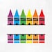 Crayon Split Monogram Svg, Teacher Crayon Svg, School Svg, Crayon Shirt ...