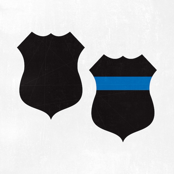 Police Badge Die Cut - Etsy