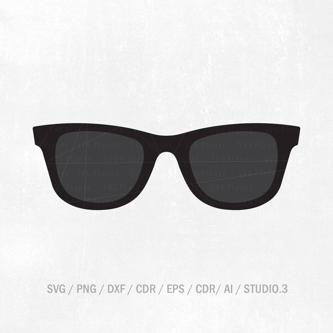Sunglasses SVG Aviators SVG Sunglasses Silhouette Shape Png Cut File ...