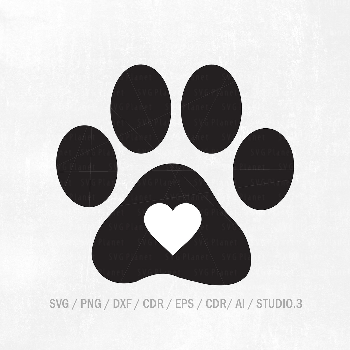 Hondenpoot Hart SVG Hondenpoot SVG Dierenpoot SVG - Etsy Nederland