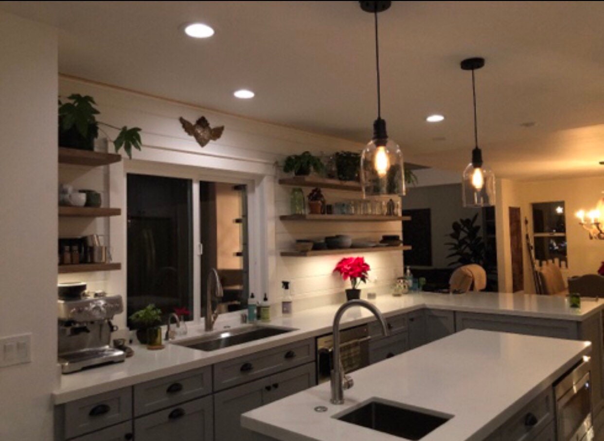 Kitchen Floating Shelf Heavy Duty Rustic Reclaimed Barn Wood - Etsy