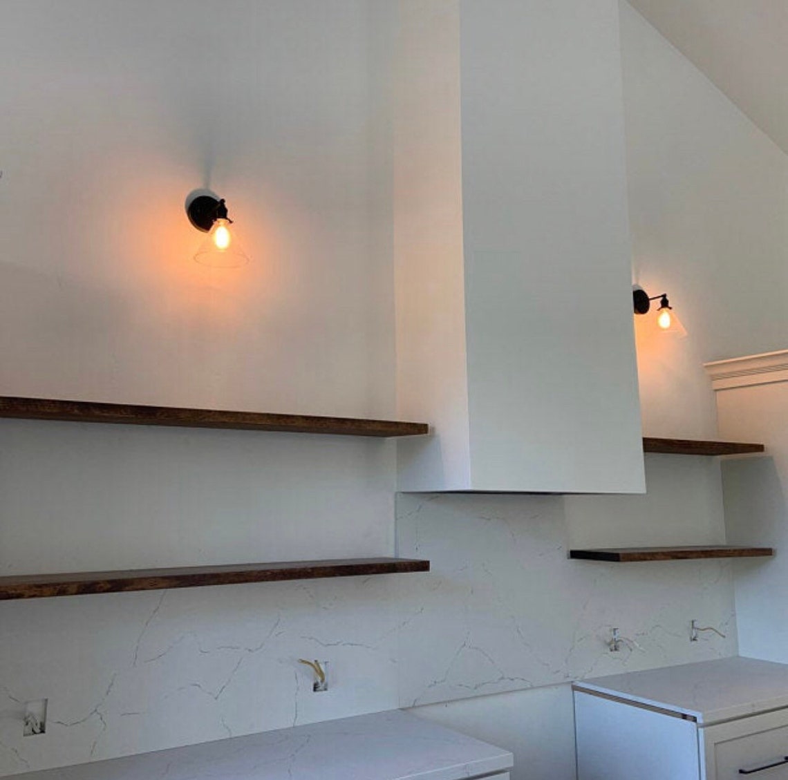 Natural Color Floating Shelves Rustic Floating Shelf - Etsy