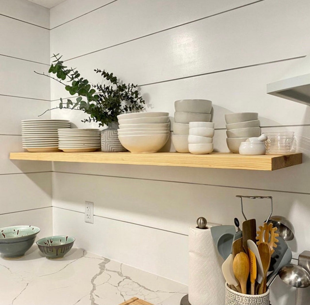 Amazing Floating Shelves Rustic Reclaimed Floating Shelf Natural 209 ...