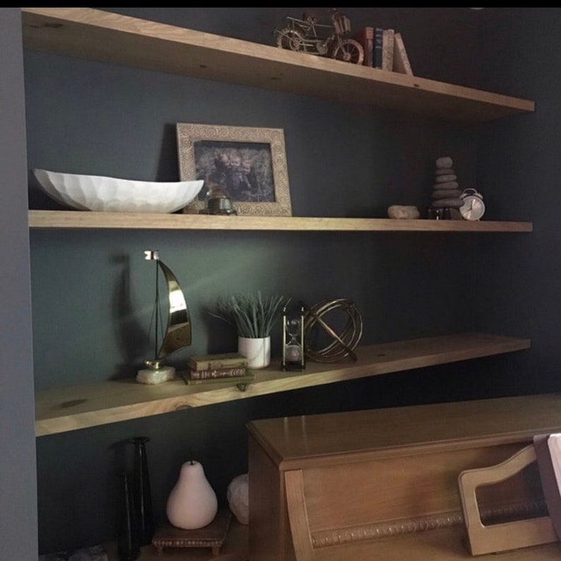 Kitchen Floating Shelf Heavy Duty Rustic Reclaimed Barn Wood - Etsy