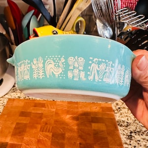 Pyrex Blue Amish Butter Print Dish 471 1 Pt. Dish No Lid - Etsy
