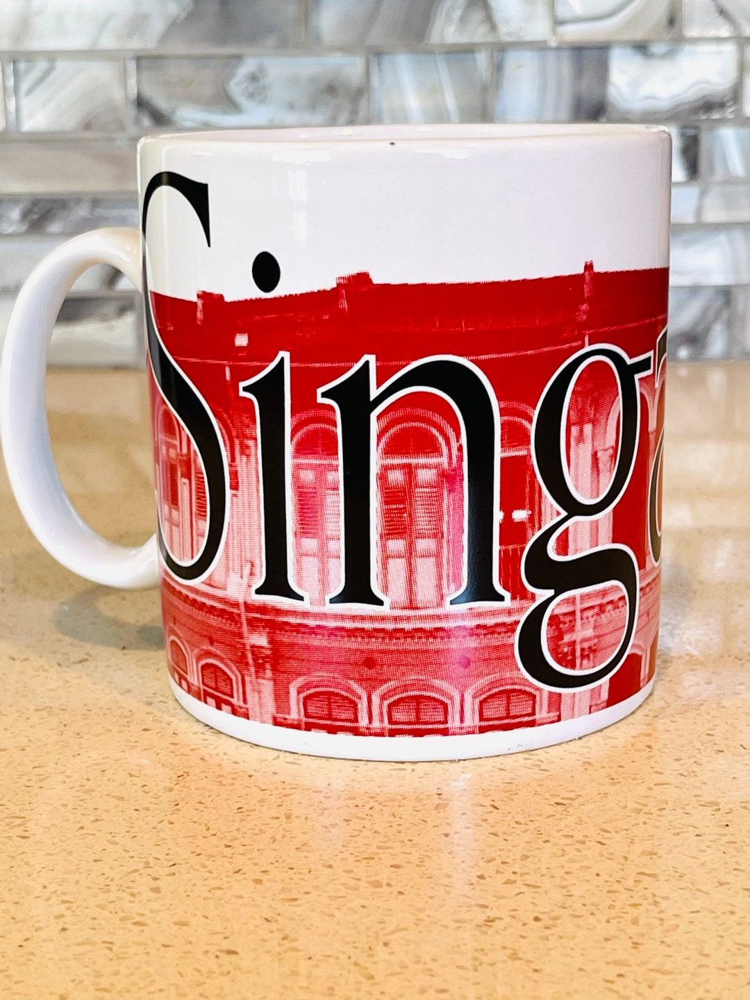 Starbucks Singapore Coffee Mug City Collectors Series 1994 16oz ...