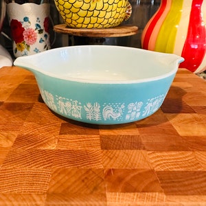 Pyrex Blue Amish Butter Print Dish 471 1 Pt. Dish No Lid - Etsy