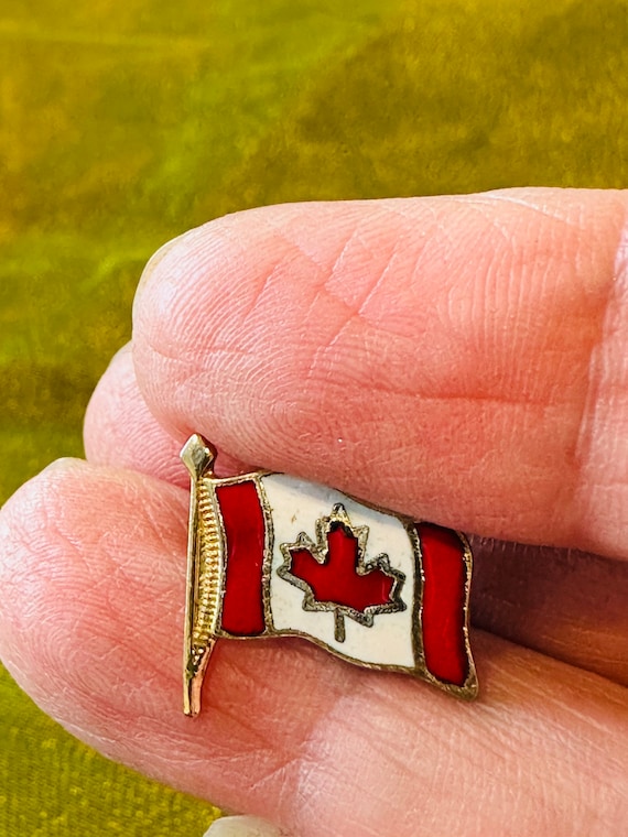 Canadian Souvenir Tie Tacs And Pin Maple leaf Flag Po… - Gem