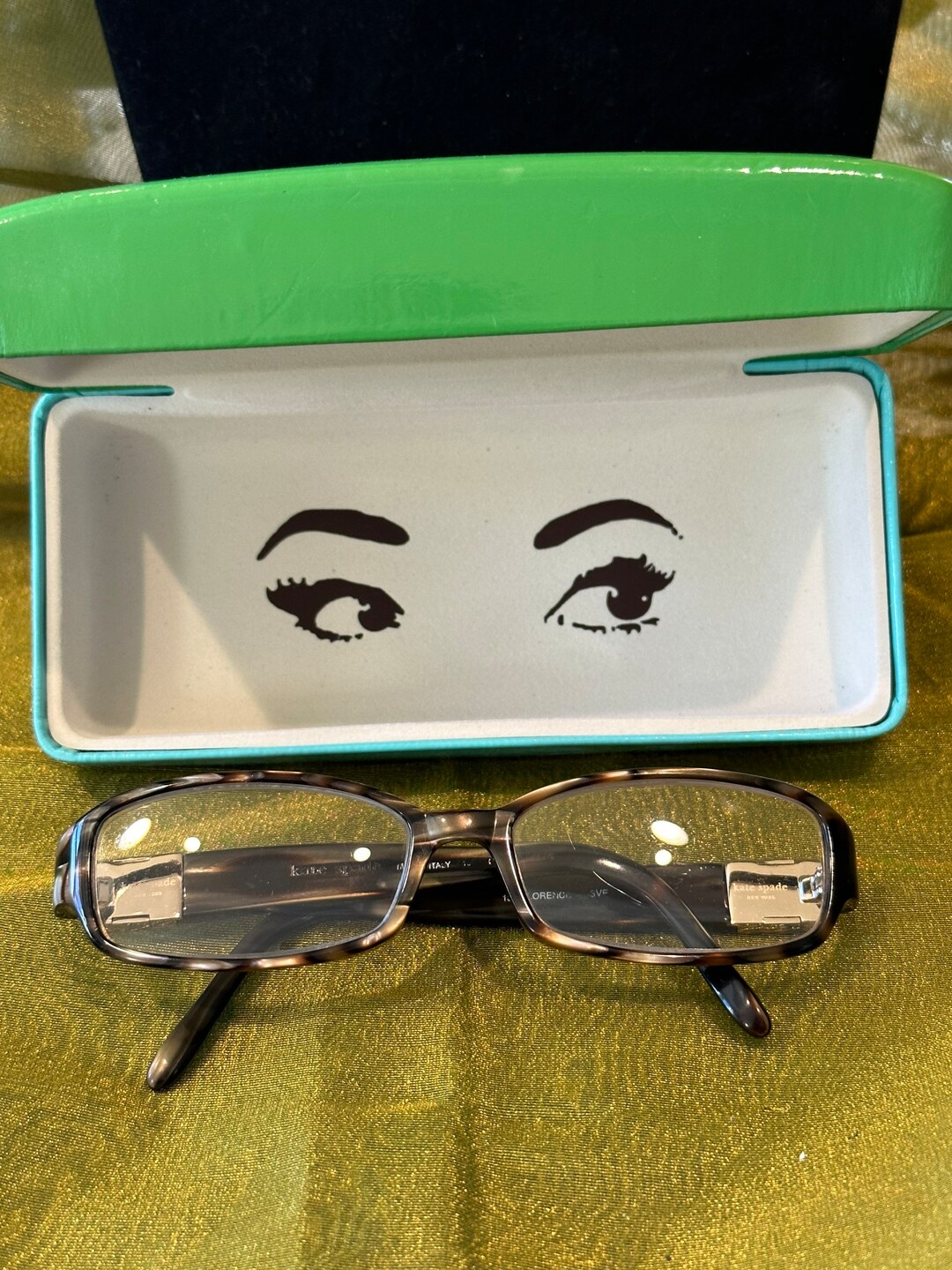 Kate Spade Brown Florence Glasses Made in Italy OSVF 130 53 16 Acetate ...