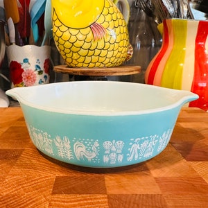 Pyrex Blue Amish Butter Print Dish 471 1 Pt. Dish No Lid - Etsy