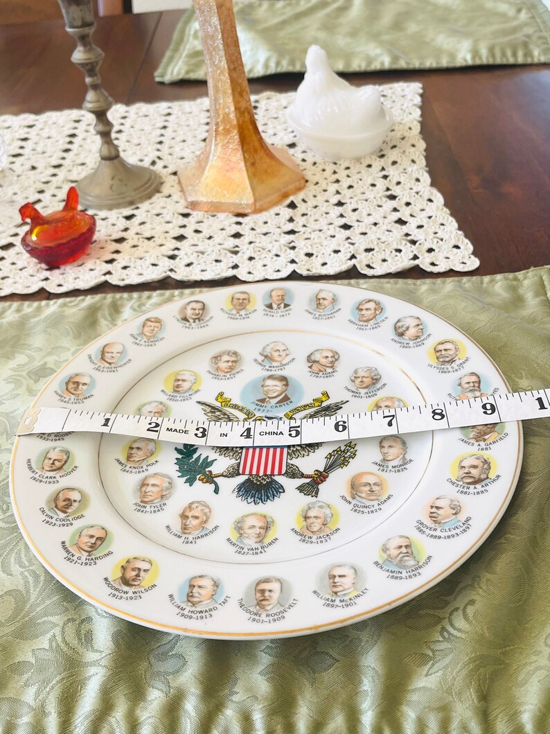200 Years of Presidents Collector Plate 1776-1977 Featuring - Etsy
