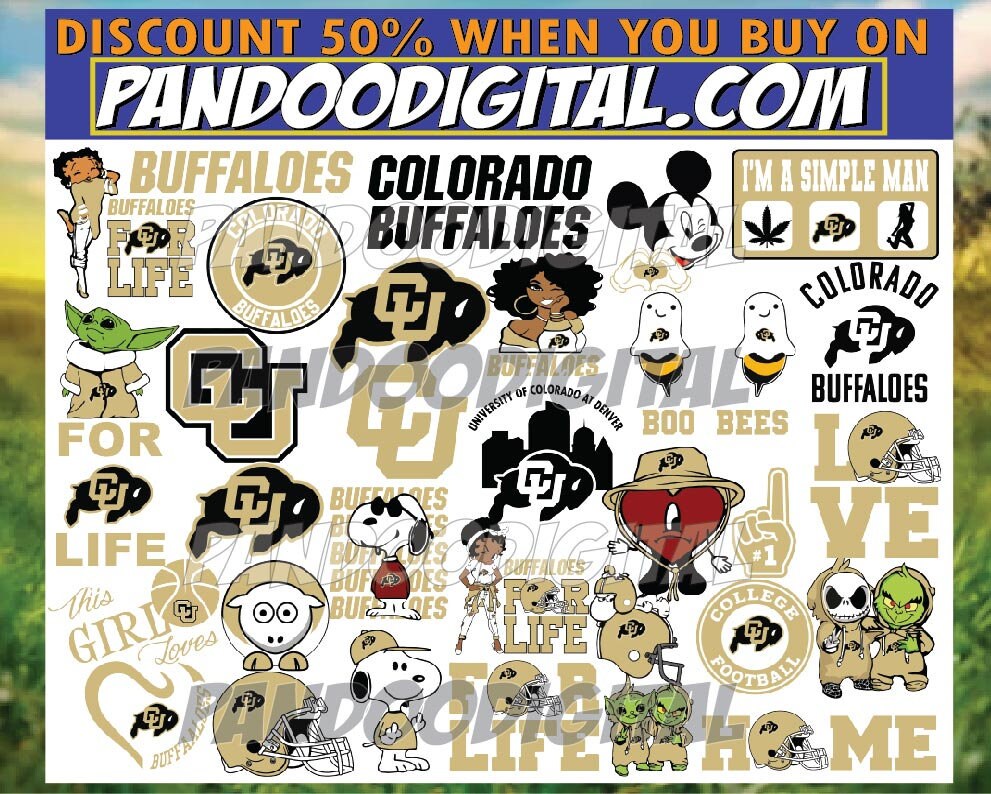 Colorado Buffaloes Svg Buffaloes Svg Unıversty Svg Bundle - Etsy
