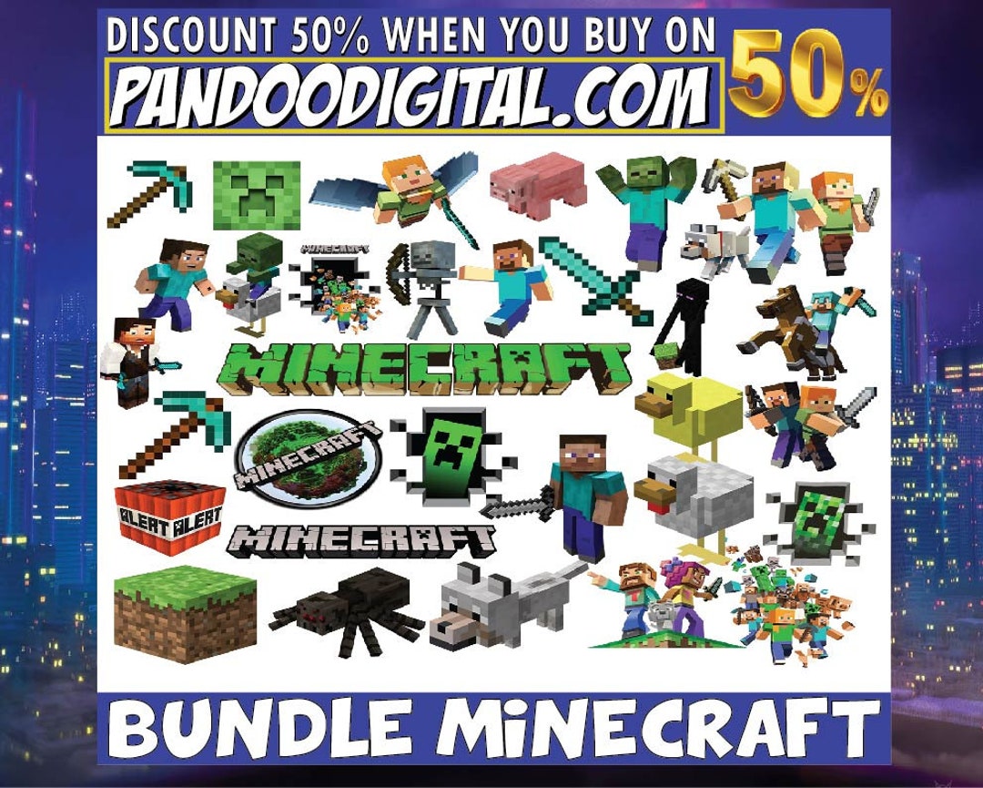 Minecraft SVG Bundle Minecraft Svg Eps Png Dxf for Cricut - Etsy UK