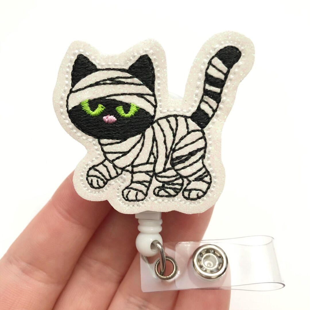 Mummy Cat Badge Reel, Mummy Kitty Badge Reel, Mummy Badge Reel, Nurse ...