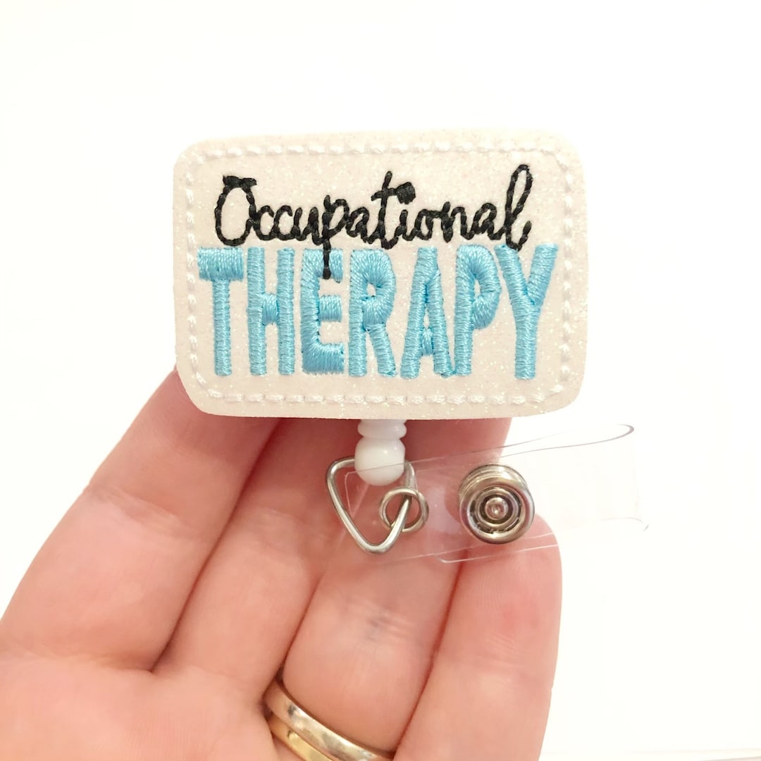 Occupational Therapy Badge Reel, OT Badge Reels, Retractable Badge, ID ...
