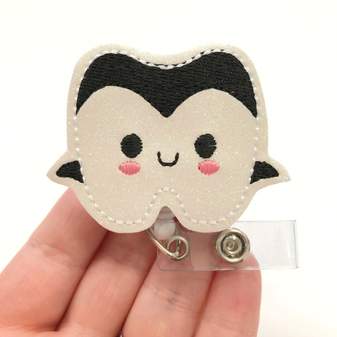 Halloween Tooth Badge Reel, Dental Badge Reels , Medical Badge Reel ...