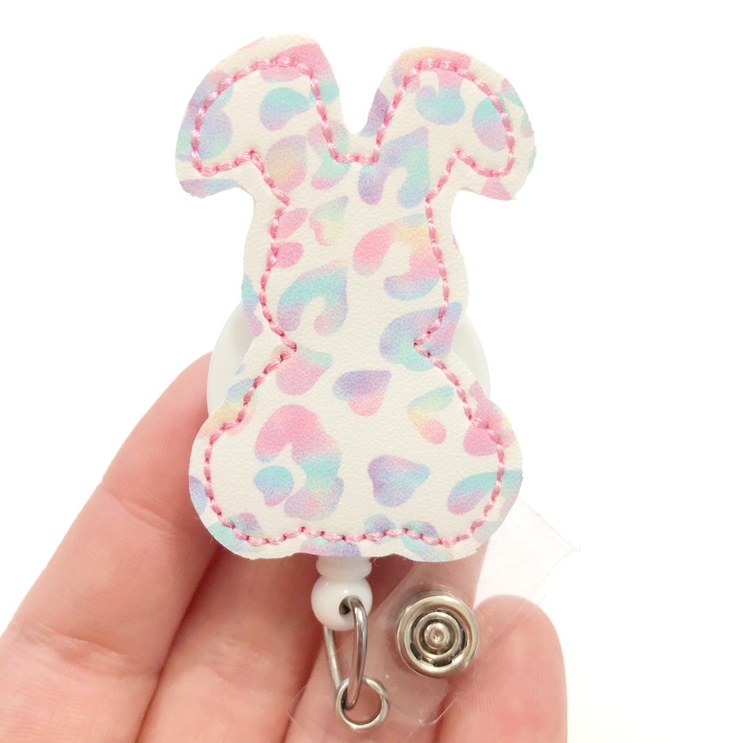 Bunny Badge Reels, Easter Badge Reels, Retractable Badge, ID Badge Reel ...