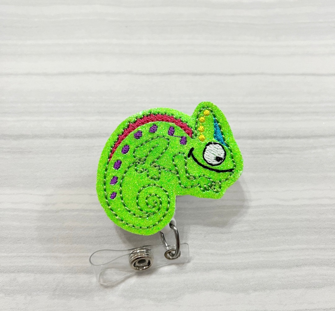 Chamaeleon Badge Reel, Lizard Badge Reels, Retractable Badge, ID Holder ...