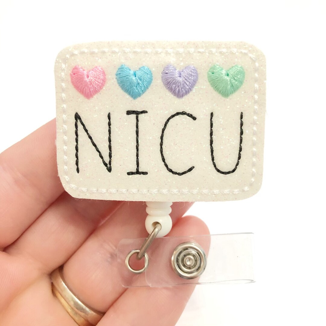 NICU Badge Reel, Neonatal Unit Badge Reels, Medical Badge Reel, Nicu ...