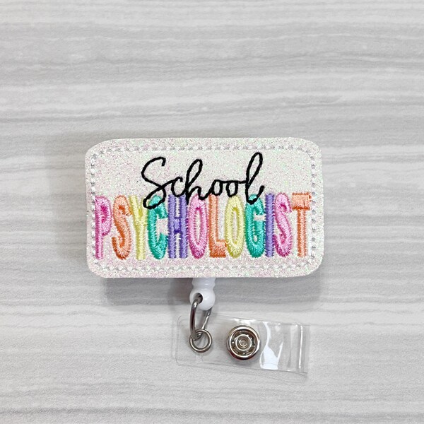 Name Badge School Psychologist - Etsy