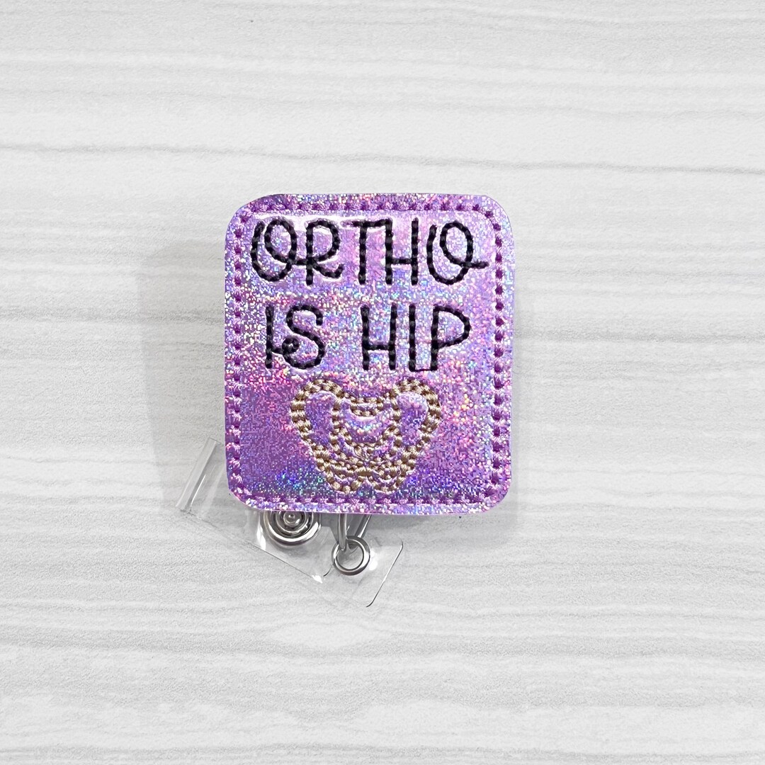 Ortho is Hip Badge Reel Orthopedic Badge Reels Retractable - Etsy
