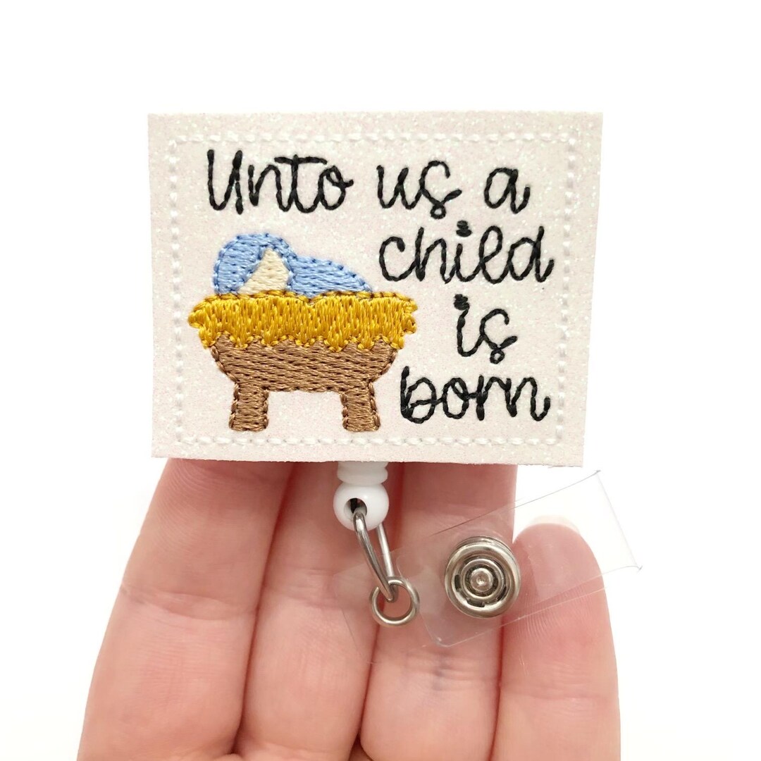 Nativity Badge Reel, Jesus Badge Reels, Nurse Retractable Badge ...