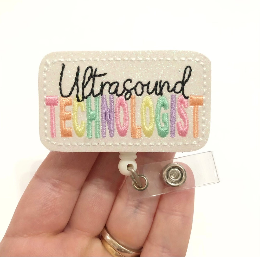 Ultrasound Tech Badge Reel, Nurse Badge Reels, Funny Badge Reels , ID ...