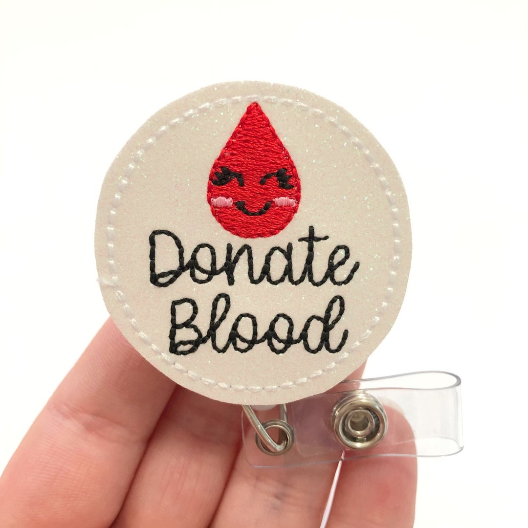 Donate Blood Badge Reels , Nurse Badge Reels, Medical Badge Reel ...