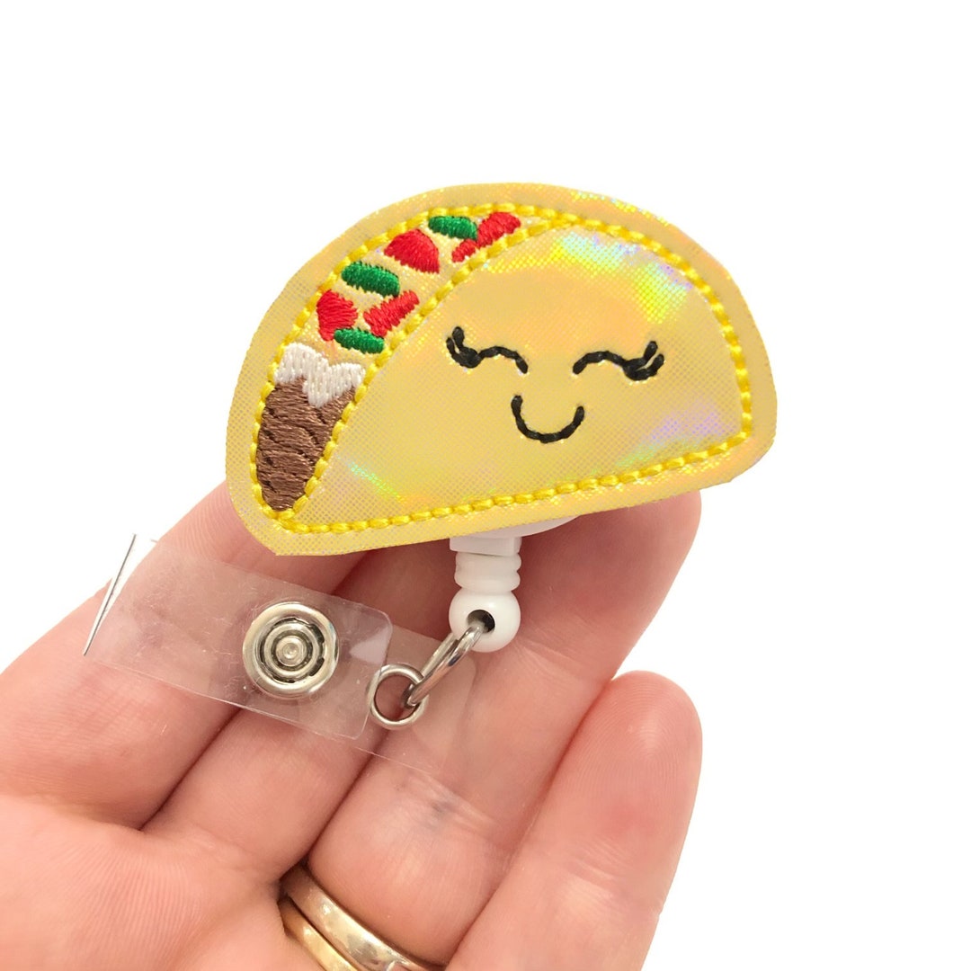 Taco badge reels, Food badge reel badge reel, medical badge reels ...