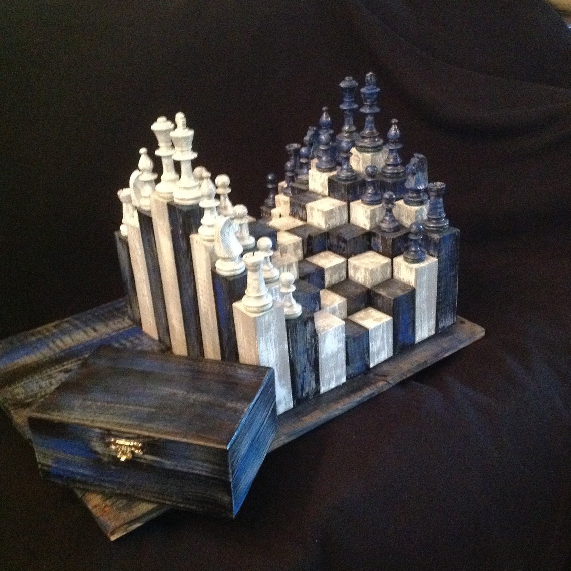 3D Chess Board - Etsy