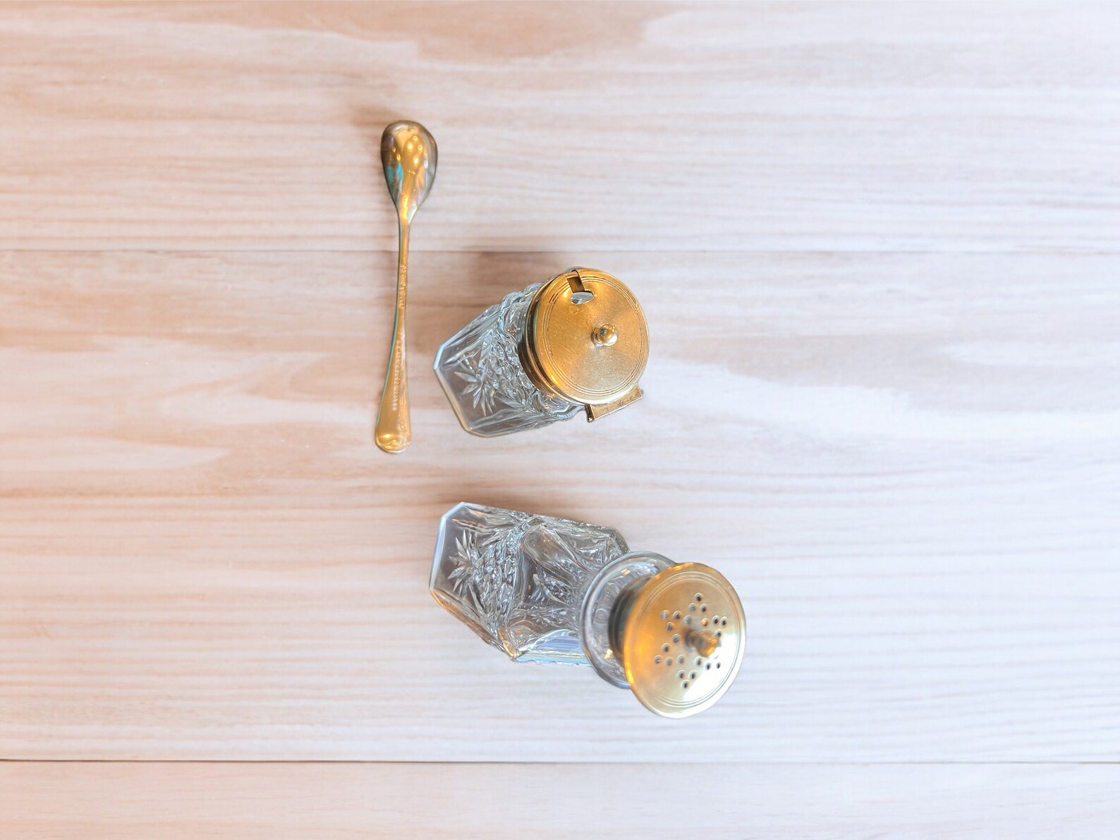 Antique Indian Silver Spoon and EPMS Silver Plated Cruet Set - Etsy
