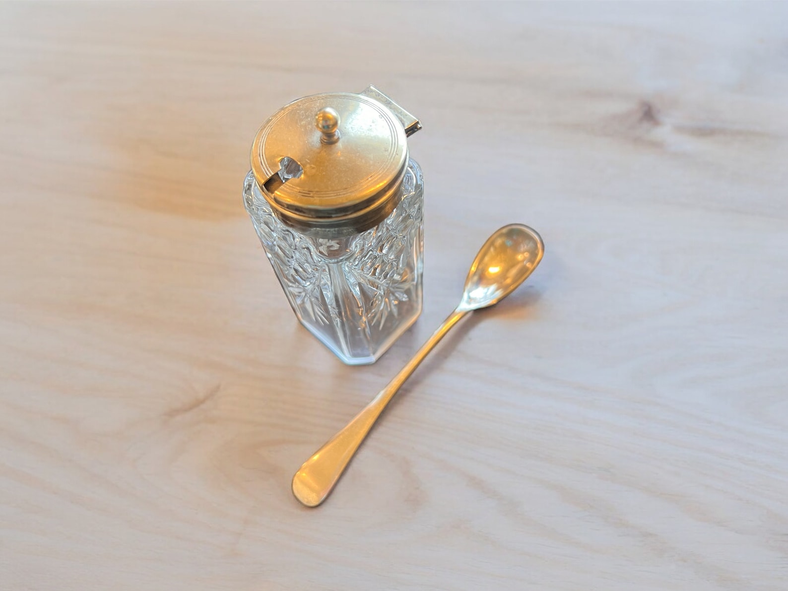 Antique Indian Silver Spoon and EPMS Silver Plated Cruet Set - Etsy