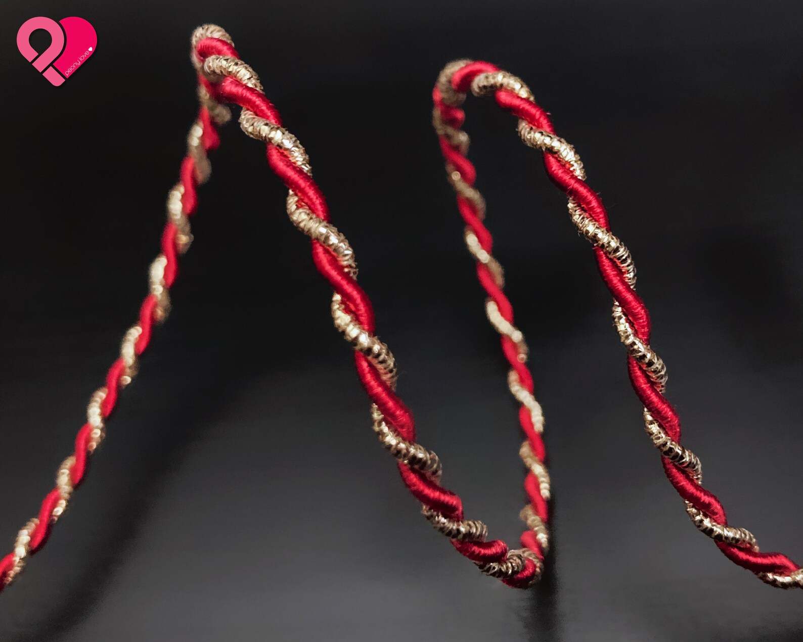 Metallic Twist Cord Shimmer Craft Rope Two Tone Braid Jewelry Soutache ...
