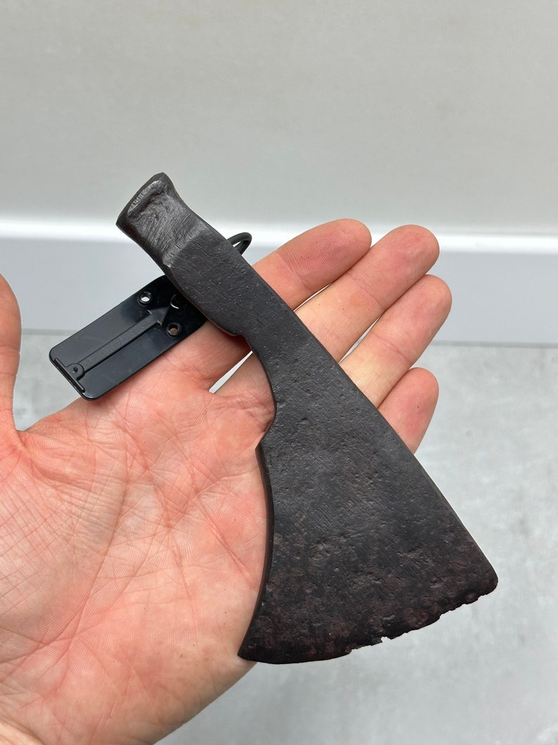 Ancient Battle Iron Ax With Ornament Kievan Rus Viking Era Weapon Rare ...