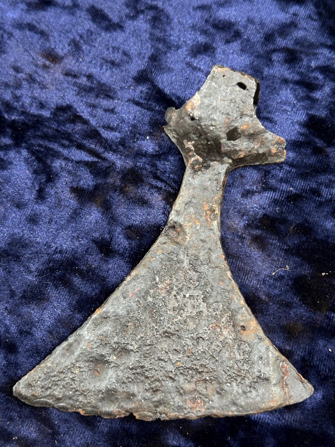 Ancient Battle Iron Ax With Ornament Kievan Rus - Viking Era Weapon ...