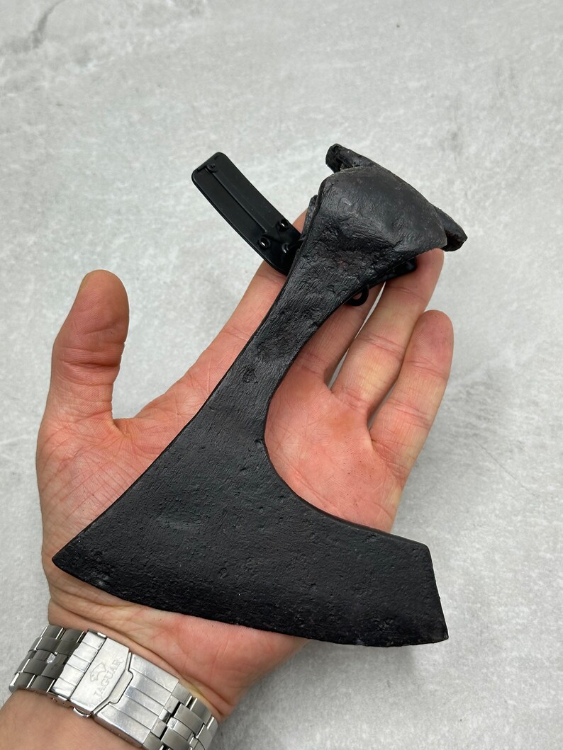 Ancient Battle Iron Ax With Ornament Kievan Rus Viking Era Weapon Rare ...