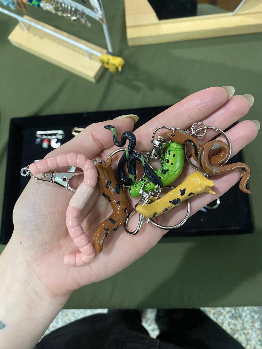 Creepy-species Polymer Clay Keychains - Etsy