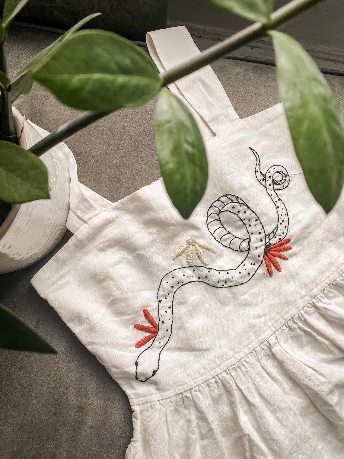 Custom Snake Dress Embroidery - Etsy