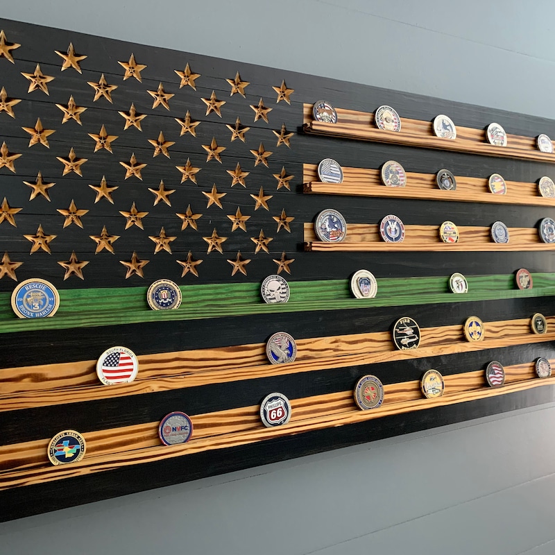 Usmc Challenge Coin Rack - Etsy