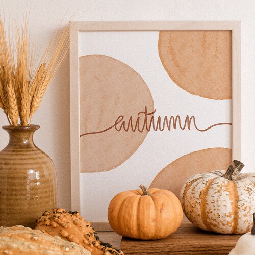 Pumpkin Patch Printable Wall Art Fall Decor Digital Print - Etsy