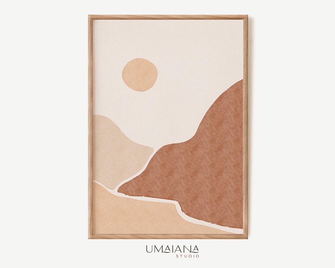 Abstract Landscape Print Boho Decor Printable Wall Art Prints Boho Wall ...