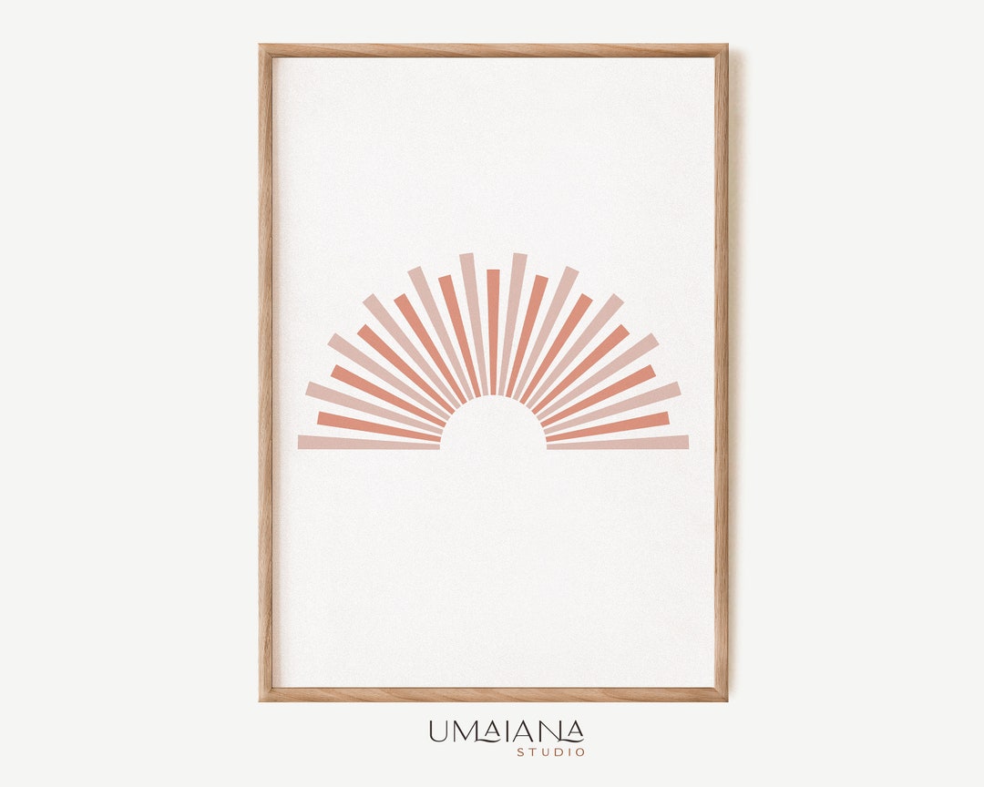 Mid Century Modern Printable Wall Art Digital Print Neutral - Etsy